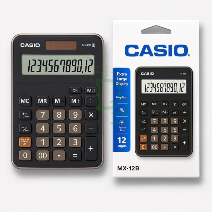 CALCULADORA CASIO MX12B 12 DIGITOS ESCRITORIO