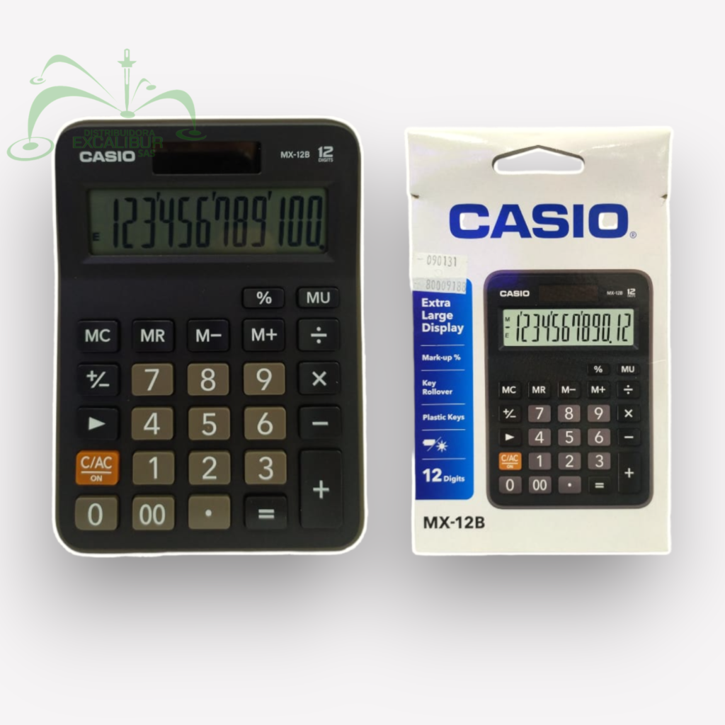 CALCULADORA CASIO MS20 12 DIGITOS COLORES